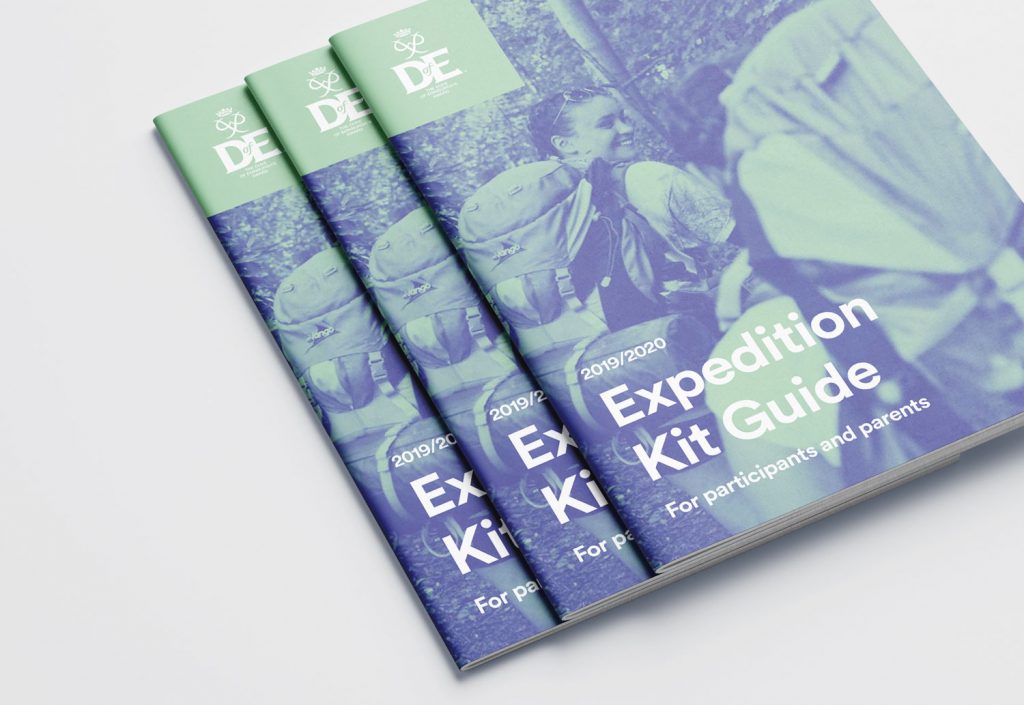 Expedition Kit Guide Design for The DofE - My Name is Dan