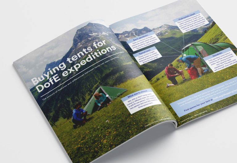 Expedition Kit Guide Design for The DofE - My Name is Dan