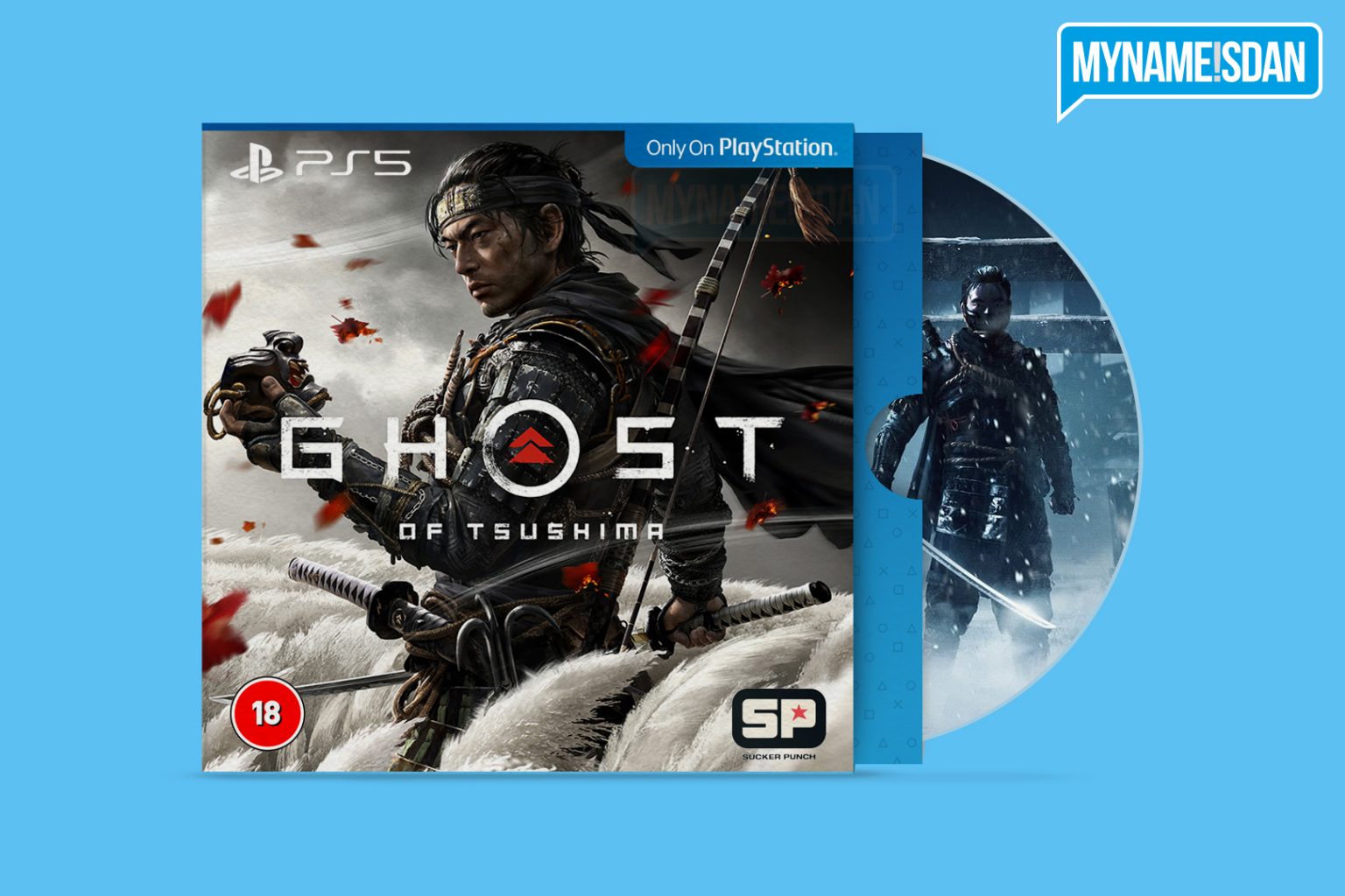 PS5 Cardboard Game Case Concept Design - My Name is Dan