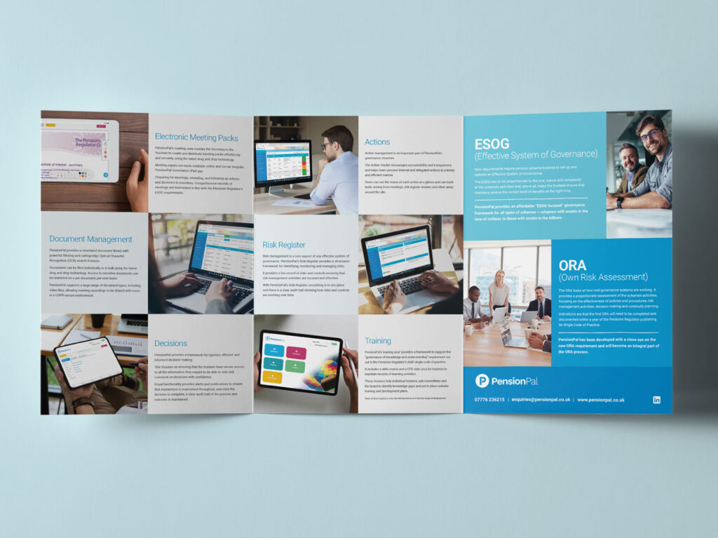Pension Pal Promotional Brochure Design - My Name is Dan